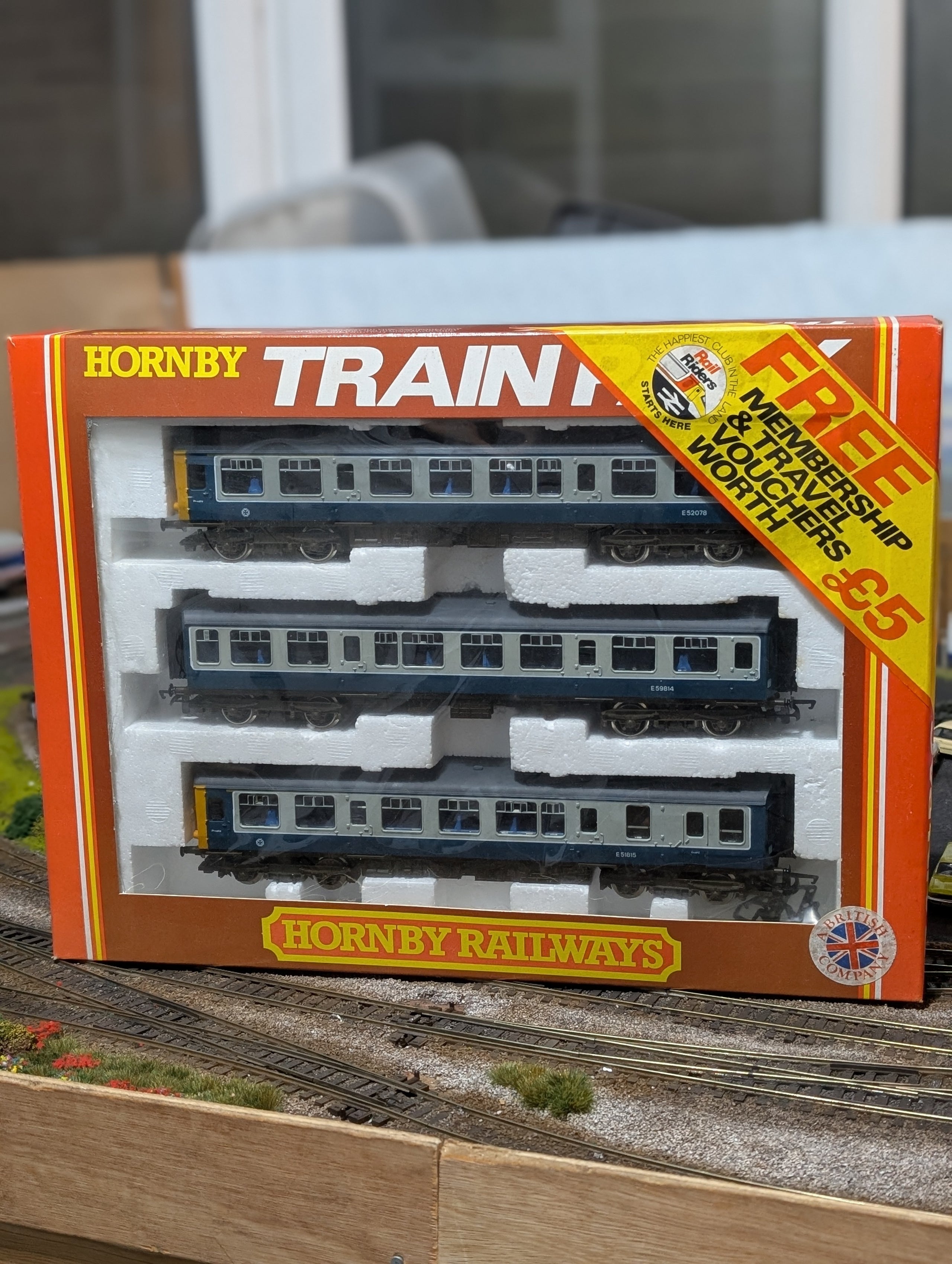 Pre-owned Hornby Class 110 3 car DMU BR Blue and Grey livery boxed ...